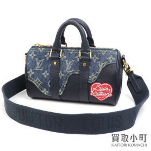 Louis Vuitton | Bags | Louis Vuitton Lv Keepall Denim Shoulder Mini ...